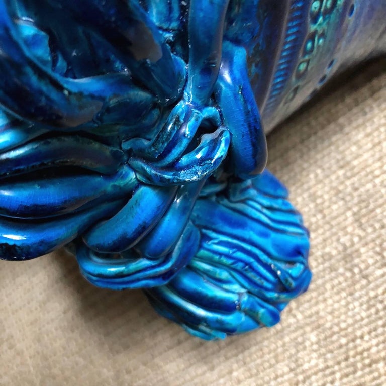 Bitossi, Aldo londi, Ceramic Lion Sculpture at 1stDibs