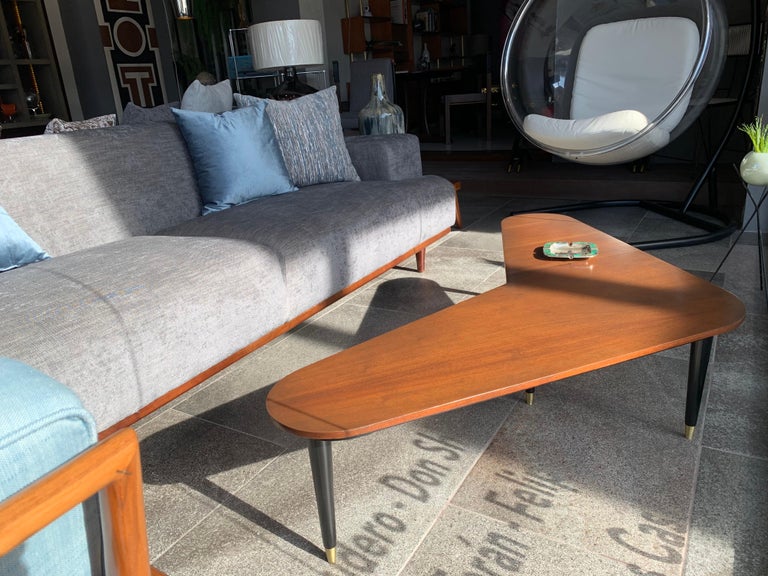 Mid-Century Modern Boomerang Table at 1stDibs