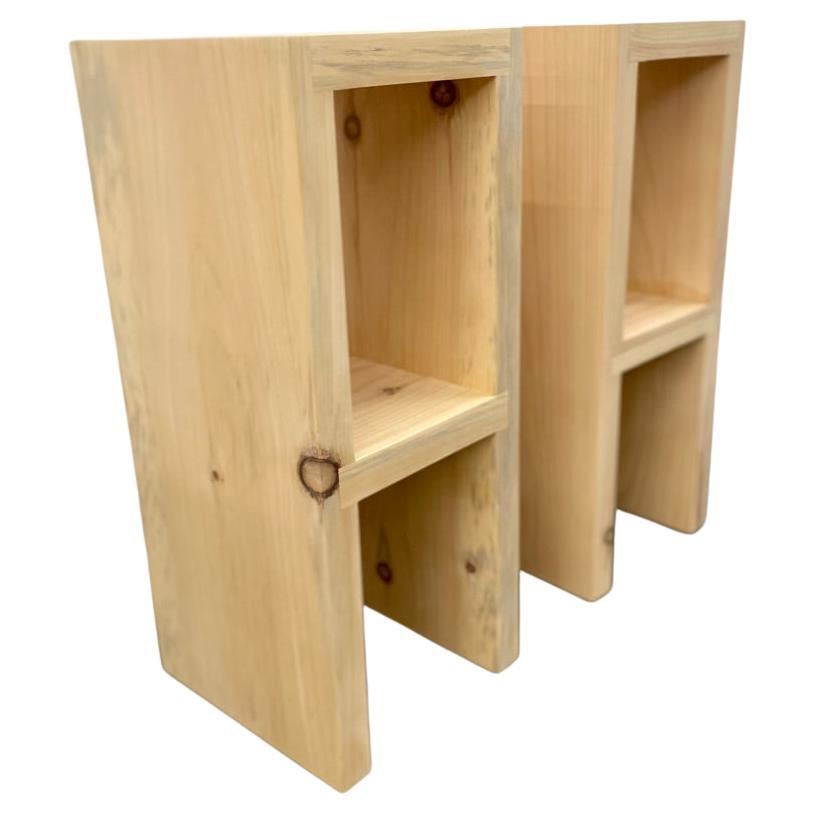 Animate Objects Isabella Side Table in Gloss Lacquered Solid Linden Wood For Sale at 1stDibs