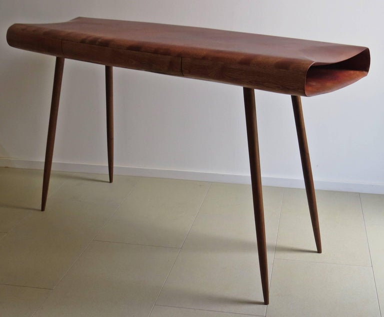 Desk or Console Handmade in Organic Design solid wood For Sale at ...