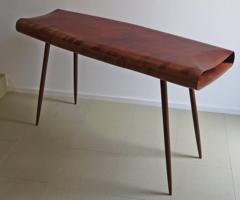 Desk or Console Handmade in Organic Design solid wood For Sale at ...