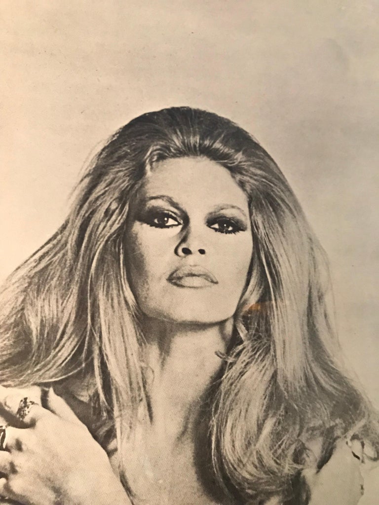 Original Iconic And Rare Vintage Brigitte Bardot Poster from 1970 at ...