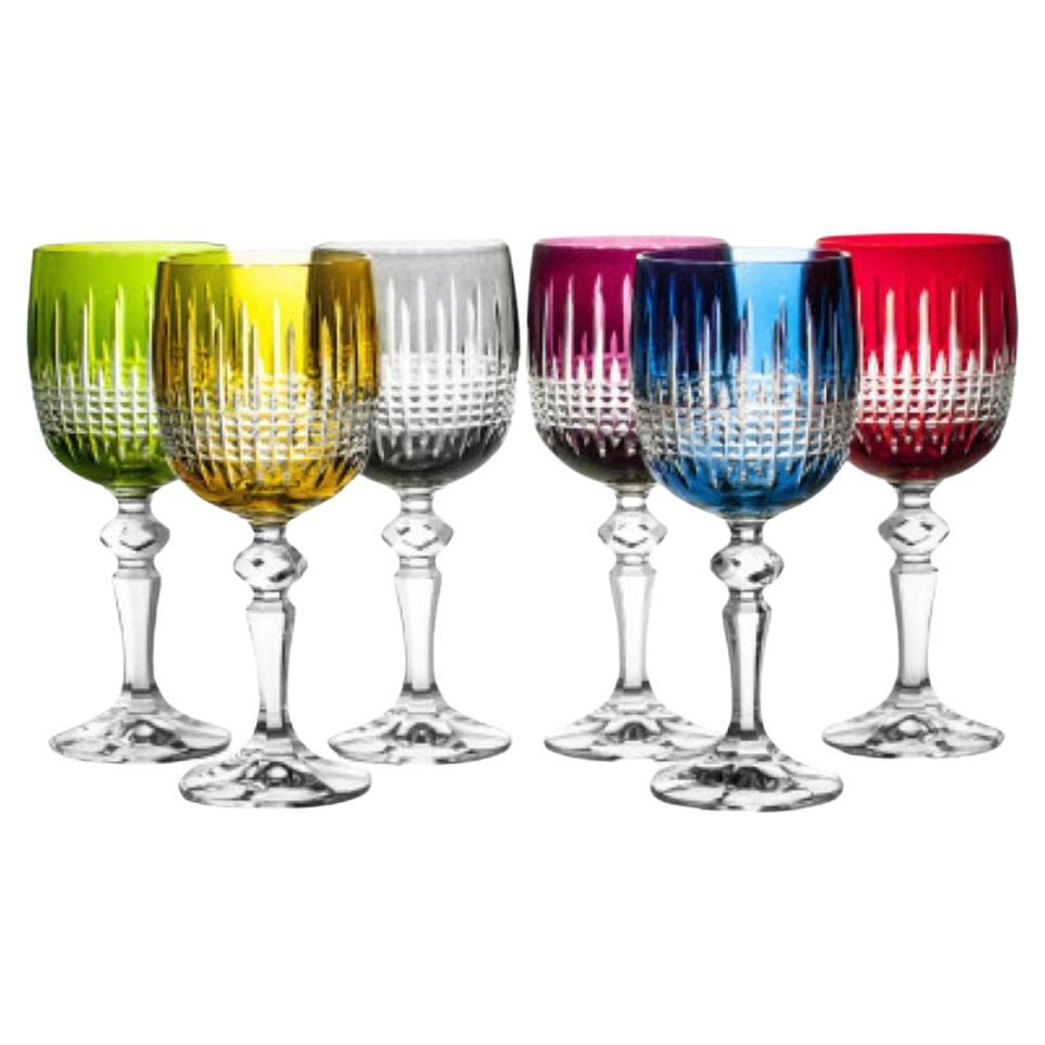 Cristal lead Wine Glasses Mix (Set of 6) - designed by Regina Puchala ...