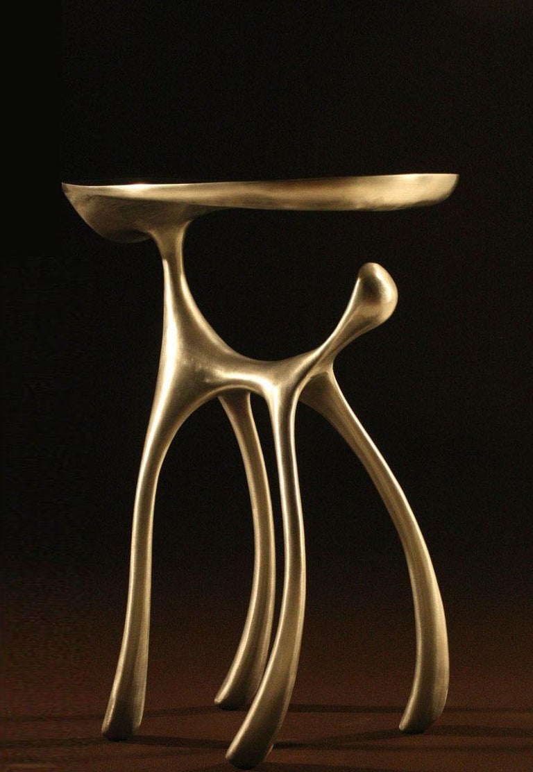 Creature Side Table /Occasional Table/Cast Aluminum/Burnished, Jordan ...