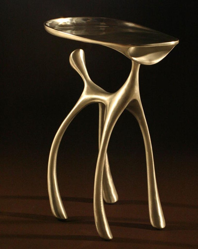 Creature Side Table /Occasional Table/Cast Aluminum/Burnished, Jordan ...
