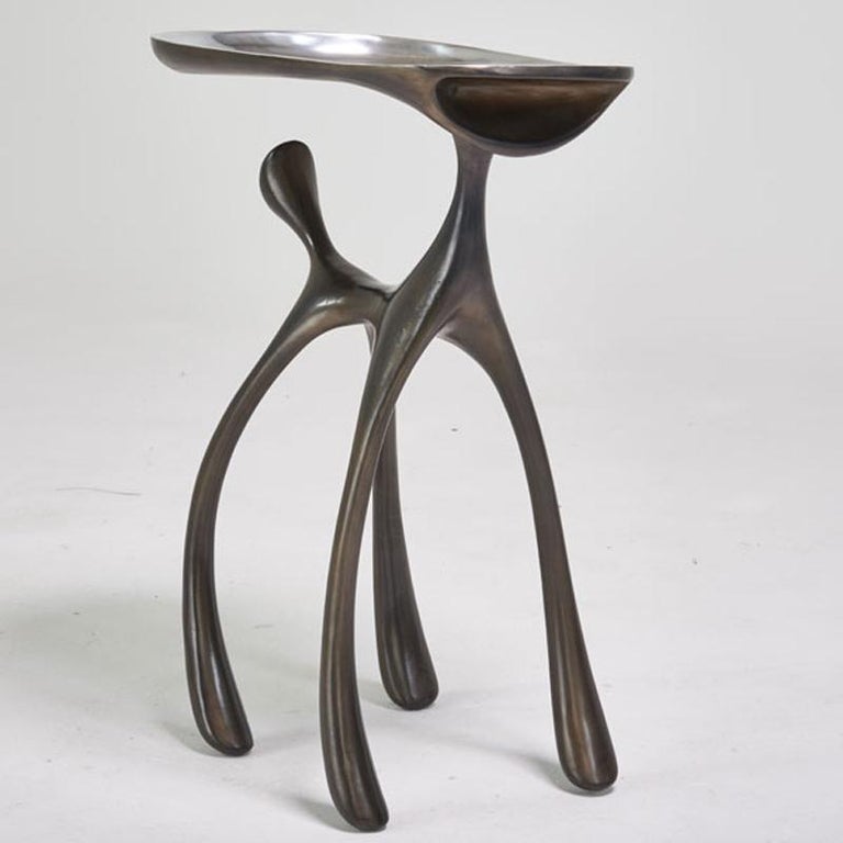 Creature Side Table /Occasional Table/Cast Aluminum/Burnished, Jordan ...