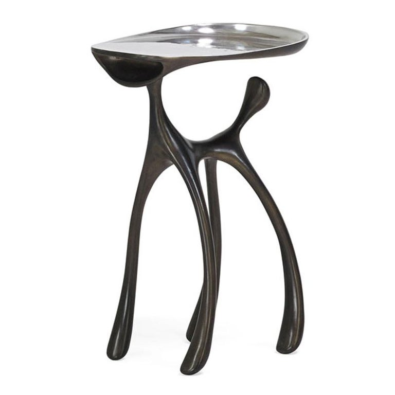 Creature Side Table /Occasional Table/Cast Aluminum/Burnished, Jordan ...