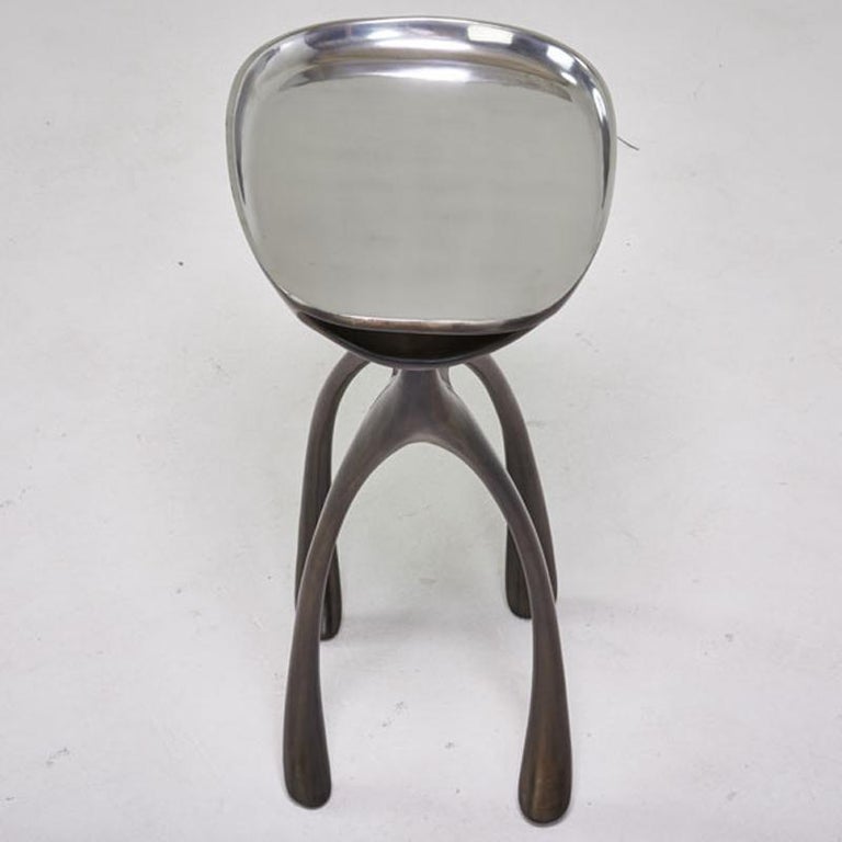Creature Side Table /Occasional Table/Cast Aluminum/Burnished, Jordan ...