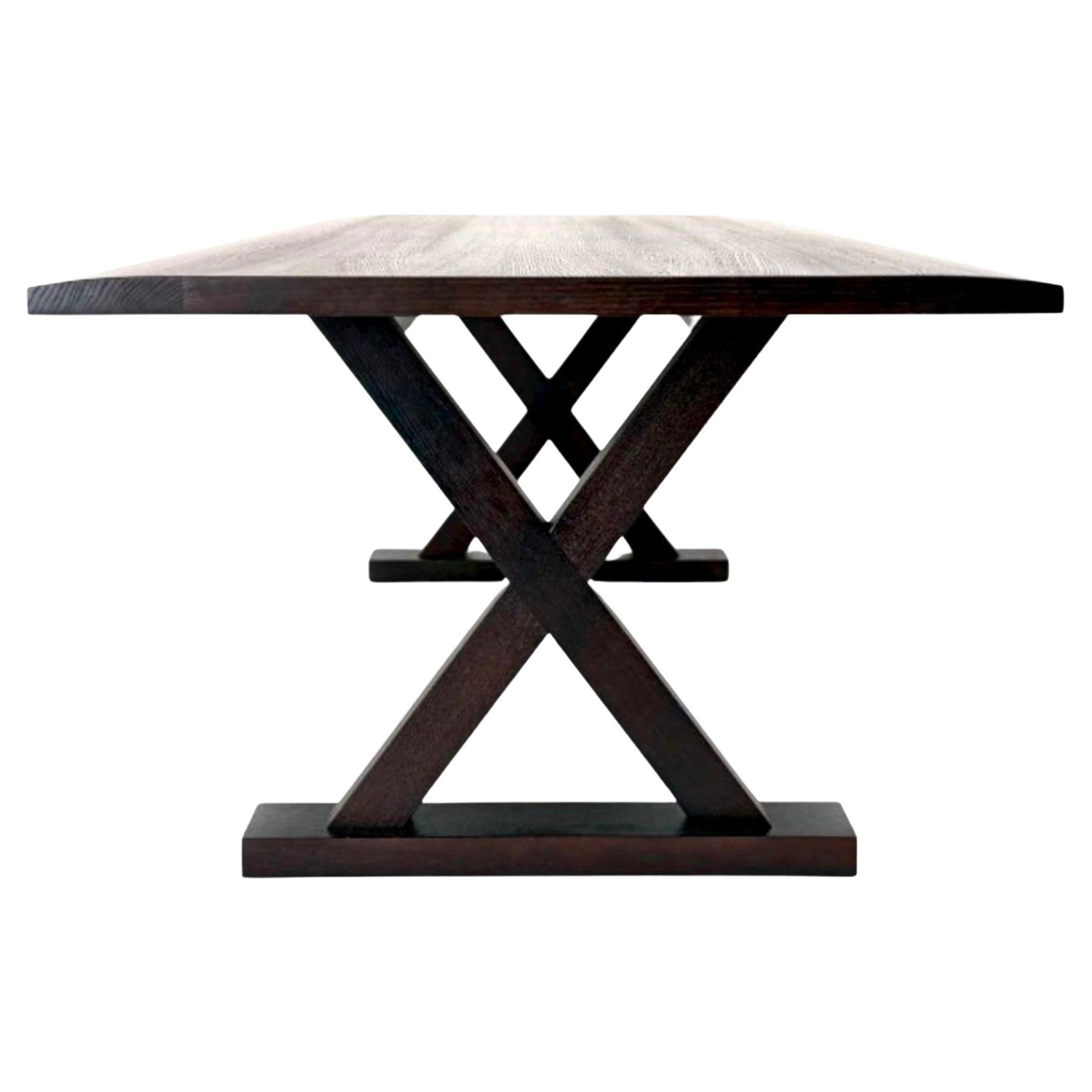 Massive Christian Liaigre Dining Table with Ten Chairs at 1stDibs ...