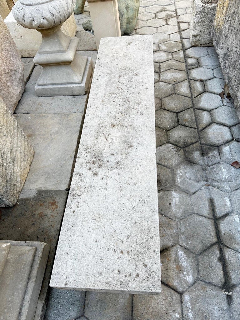 Hand Carved Stone Rustic Garden Bench Seat Antique Dealer Indoor ...