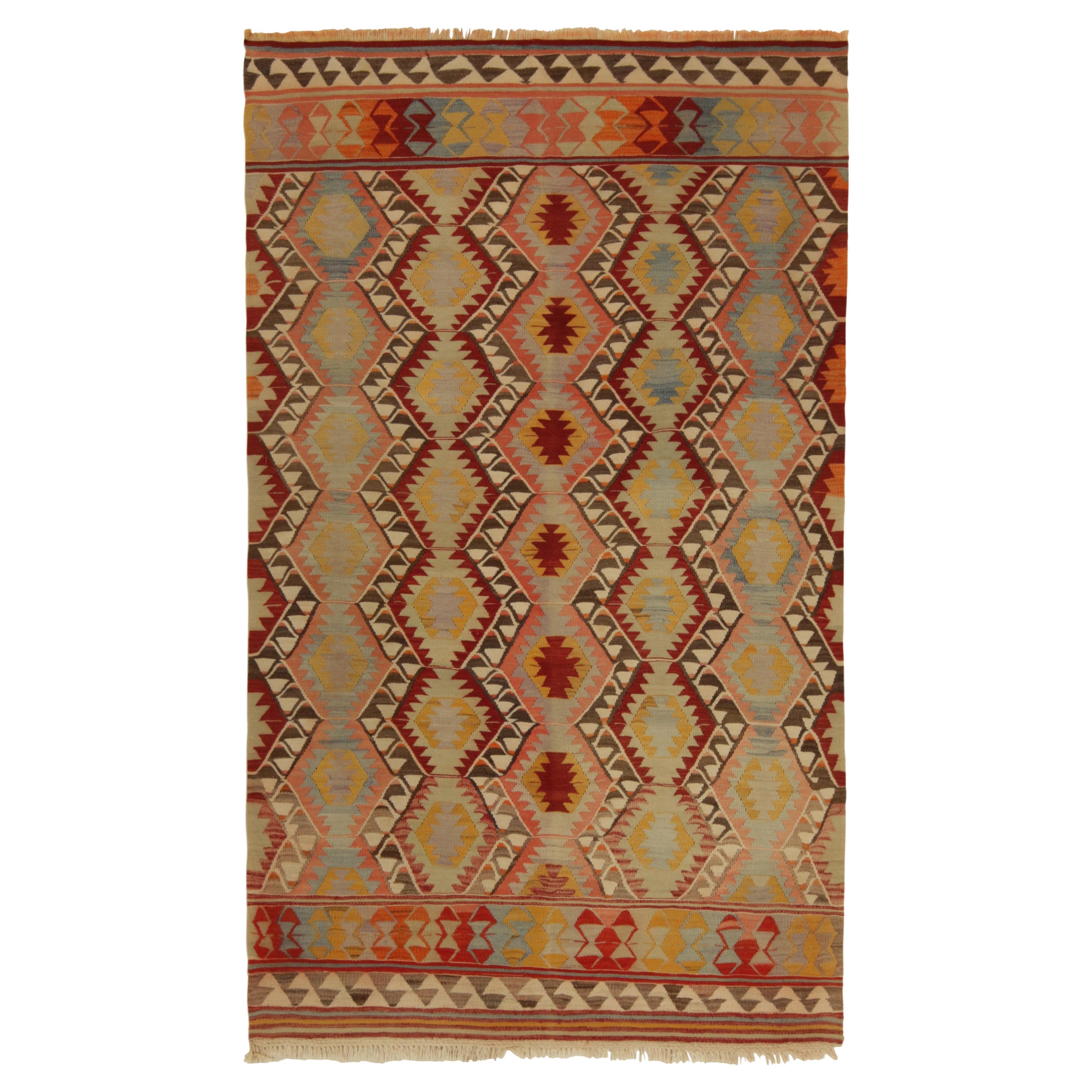 Vintage Gabbeh Tribal Rug in Polychromatic Geometric Pattern by Rug and ...