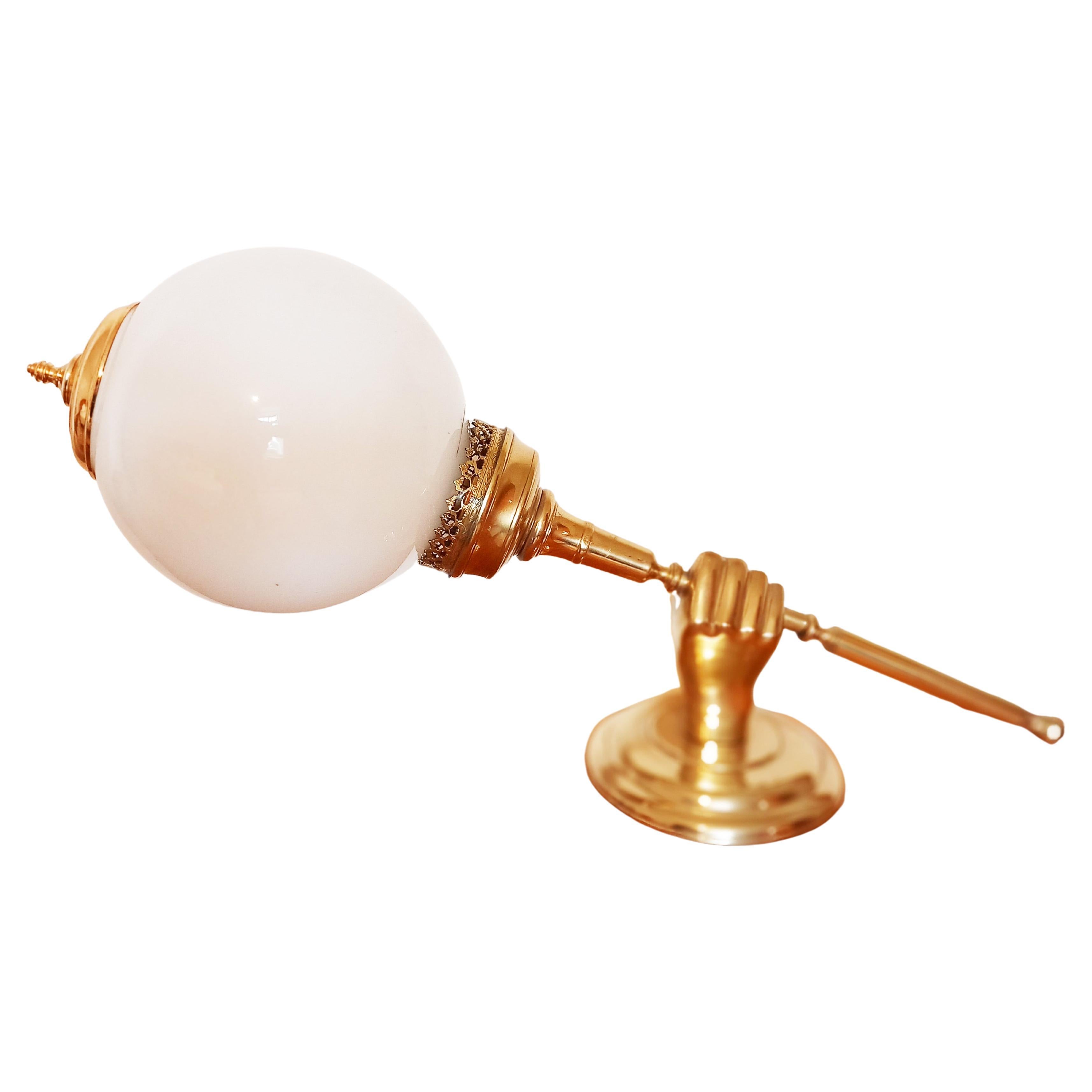 Early Midcentury Hand Holding Torch Wall Sconces at 1stDibs