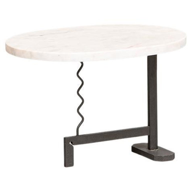 Italian White Marble Coffee Table by Mac Architecture, 1980s For Sale ...