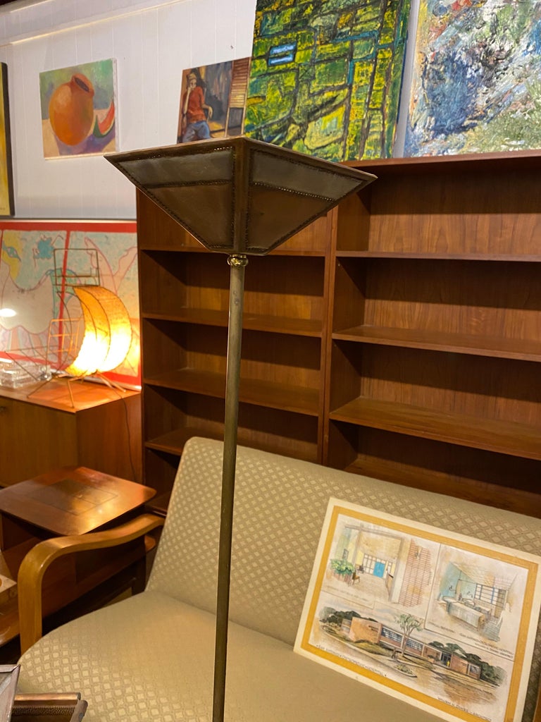 Mid-Century Isaac Maxwell Metal Light Fixture at 1stDibs