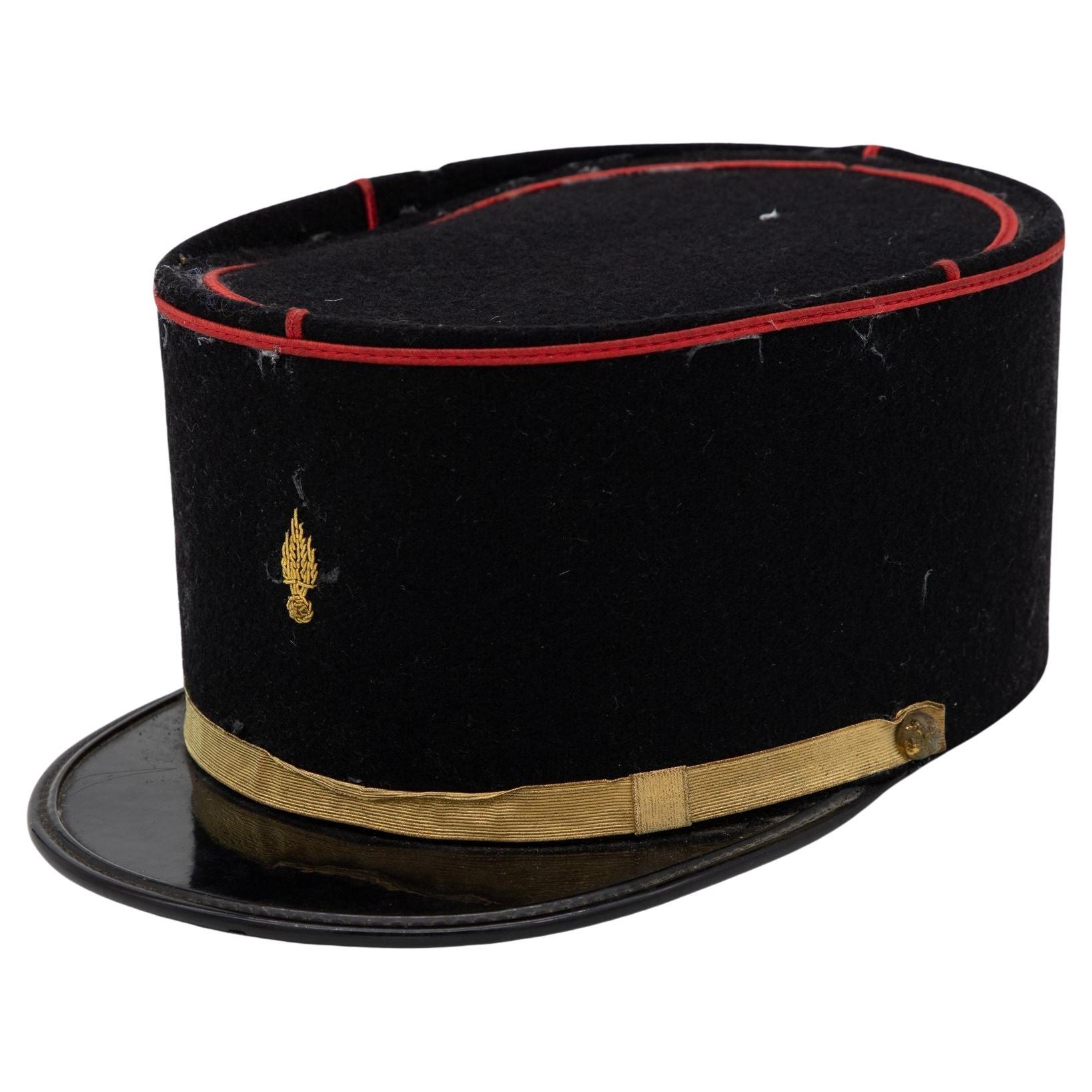 Vintage French Military Academy Officers Hat, Mid Century For Sale at ...