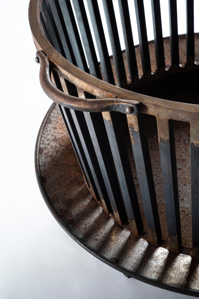 21st Century Steel Circular Fire Grate, The Round Grate at 1stDibs