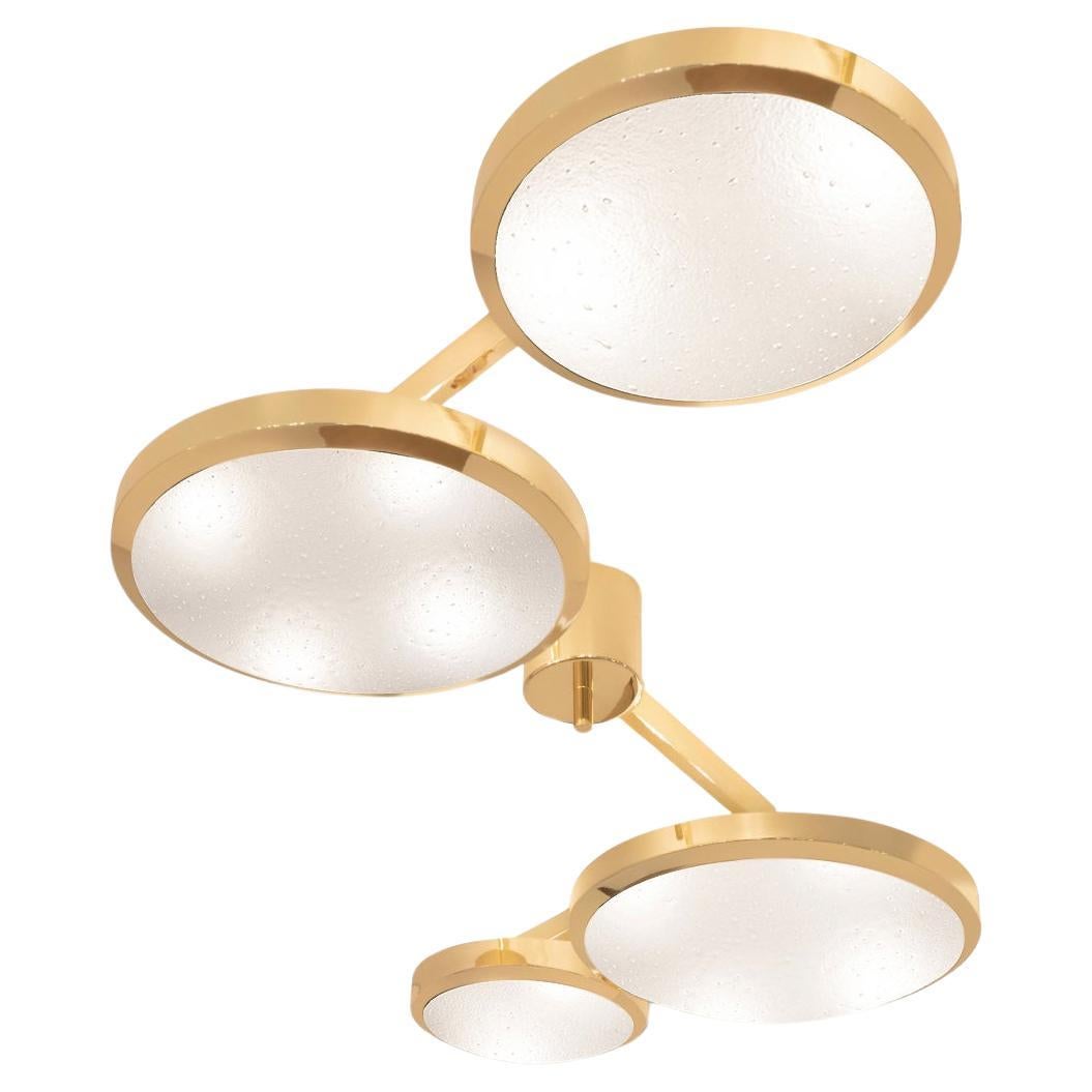 Quattro Ceiling Light by Gaspare Asaro - Polished Brass Finish For Sale ...