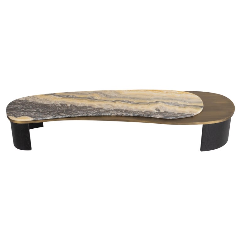 Modern Armona Coffee Tables, Nilo Onyx, Handmade in Portugal by ...
