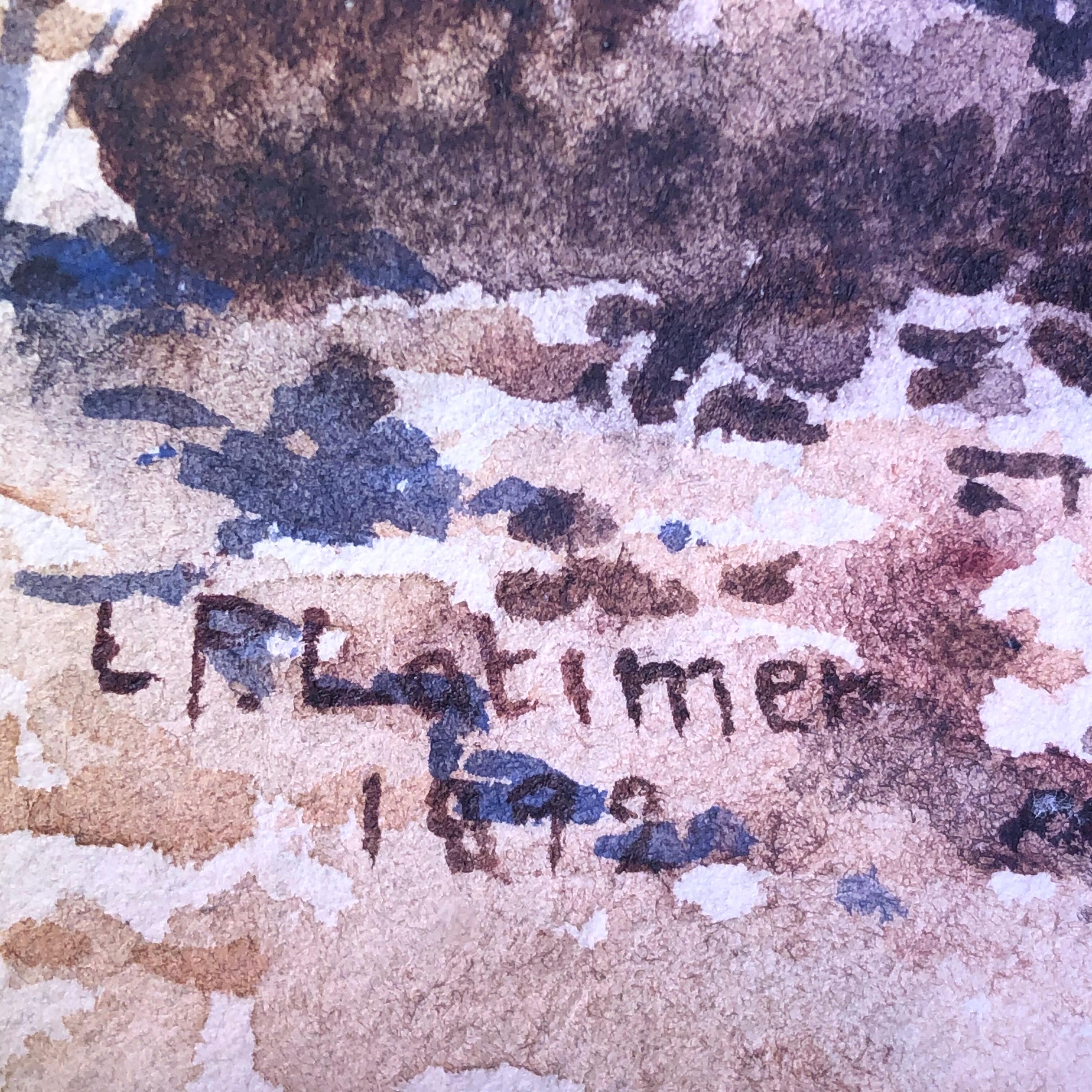 Watercolor Painting by Lorenzo Palmer Latimer of the California ...