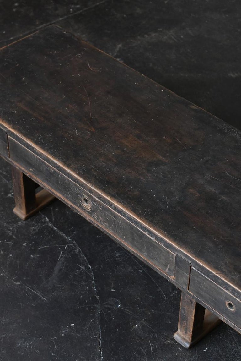 Japanese Antique Wooden Low Table / 1890-1940 / Sofa Table at 1stDibs