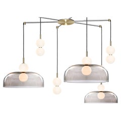 Echo 6 Piece Cluster, Lamp and Shade For Sale at 1stDibs