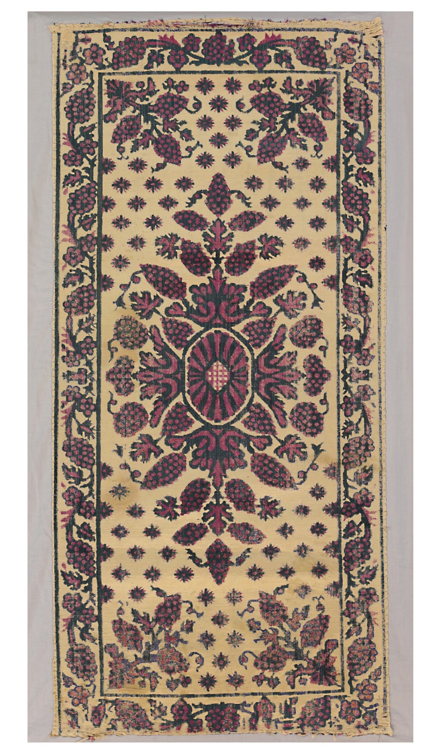 Antique Turkish Flat-Stiched Textile Tapestry For Sale at 1stDibs