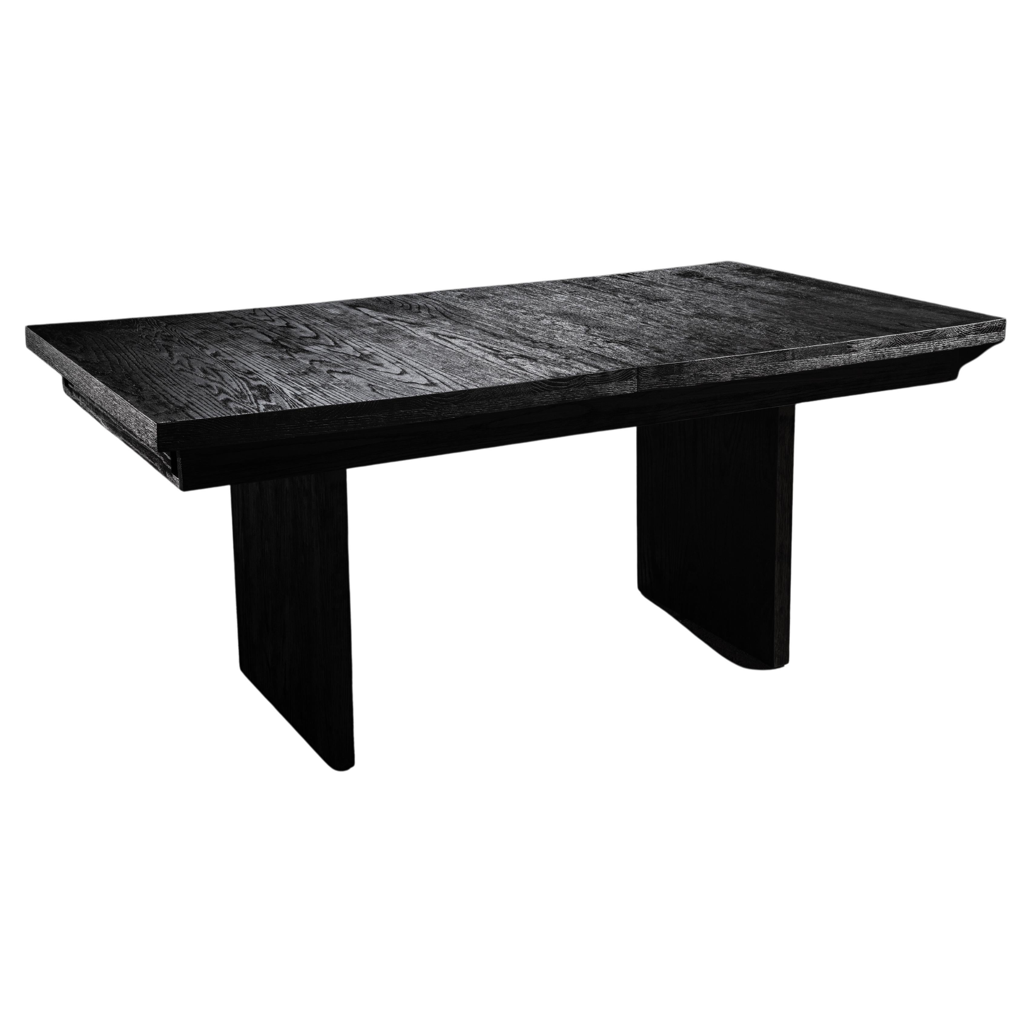 1957 Handcrafted Black Oak Rectangular Dining Table For Sale At 1stDibs 1957 Handcrafted Black Oak Rectangular Dining Table For Sale At 1stDibs