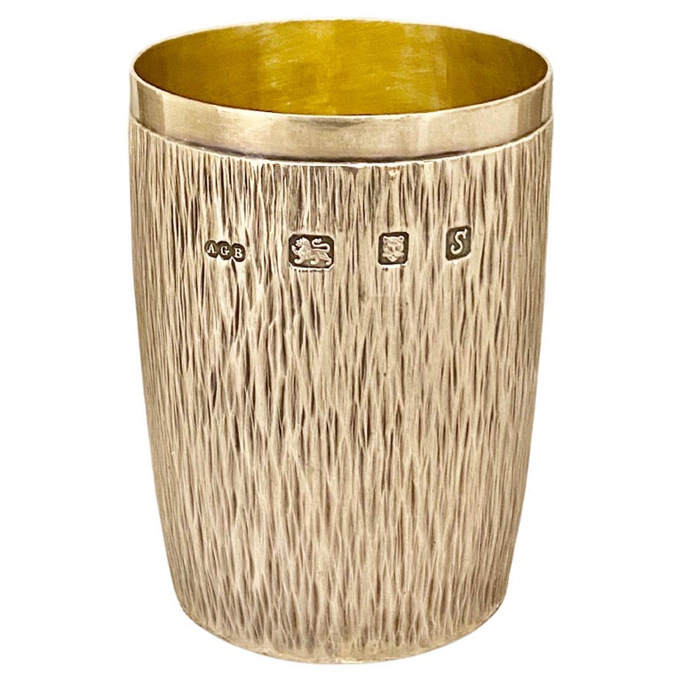 A Rare Set of 8 Gerald Benney, Elizabeth II Modernist Sterling Silver ...