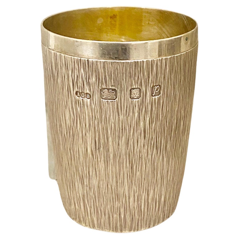 A Rare Set of 8 Gerald Benney, Elizabeth II Modernist Sterling Silver ...