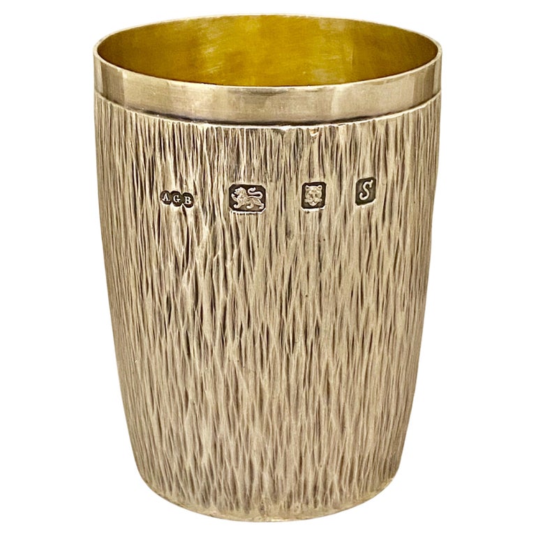 A Rare Set of 8 Gerald Benney, Elizabeth II Modernist Sterling Silver ...