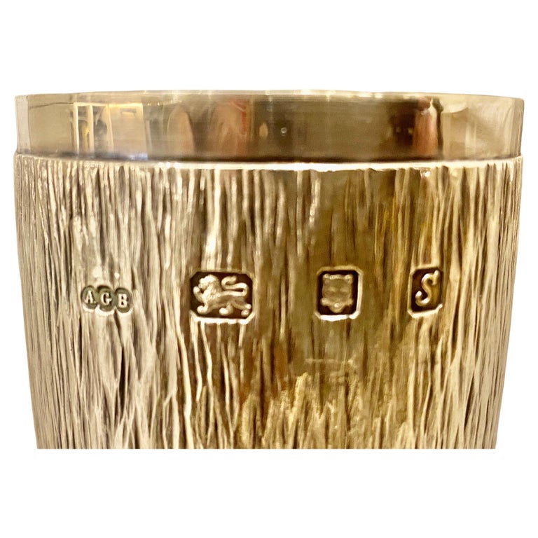 A Rare Set of 8 Gerald Benney, Elizabeth II Modernist Sterling Silver ...