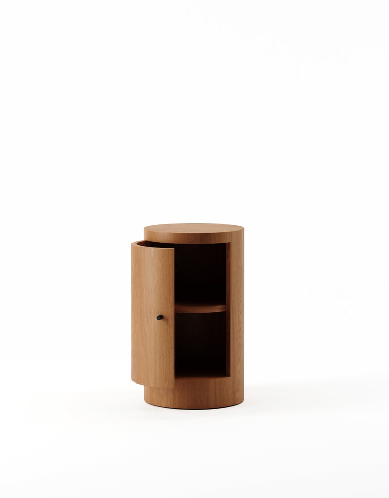Constant Night Stand in Iroko Wood by Master Studio for Lemon For Sale ...