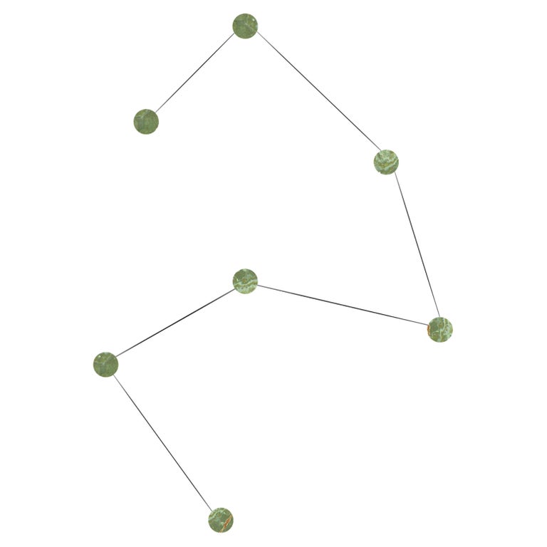 KDLN Contemporary AZOU 7 Led Wall Fixture (Green Onyx) For Sale at 1stDibs