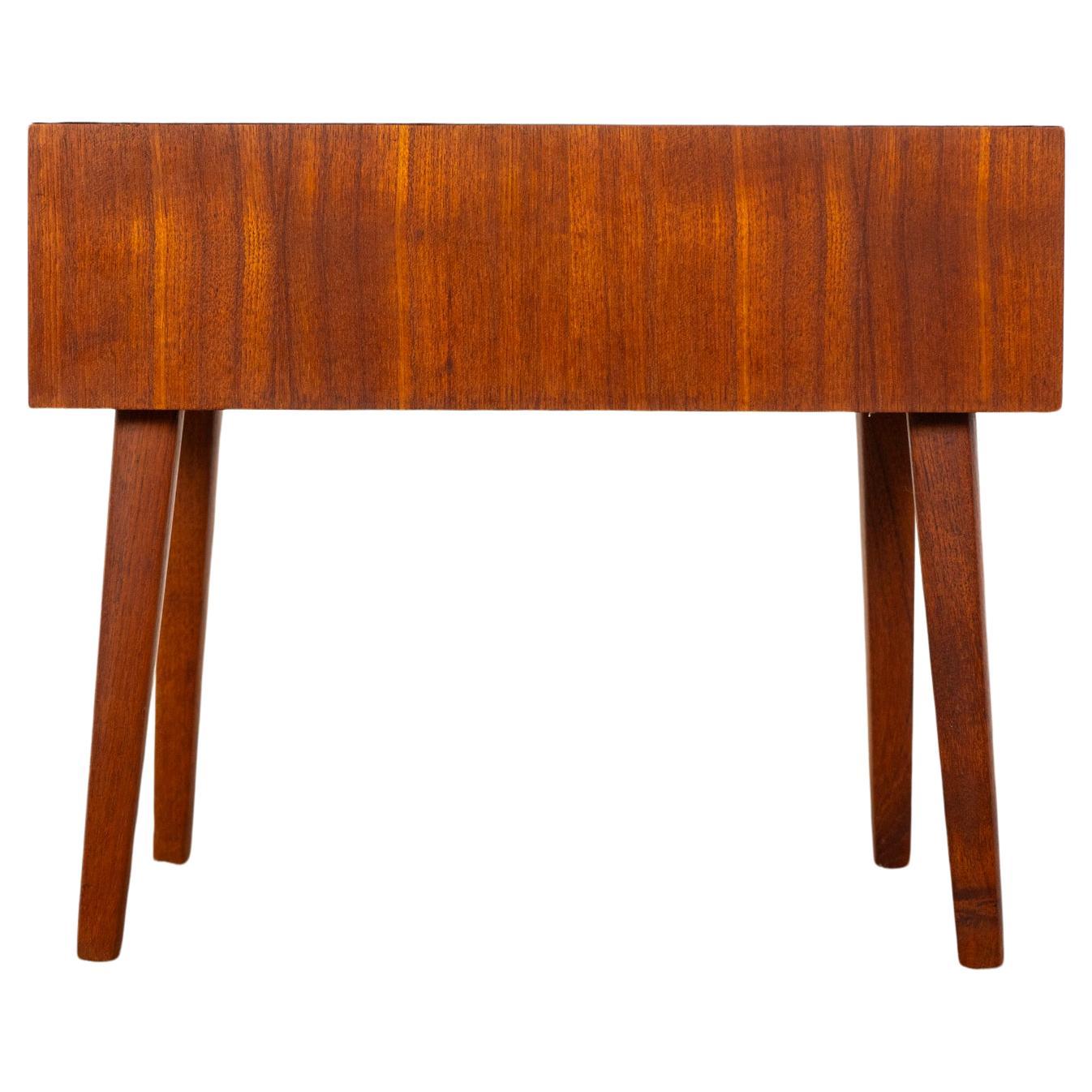 Danish Modern Teak Minimalist Floating Planter Box by Kai Kristiansen ...