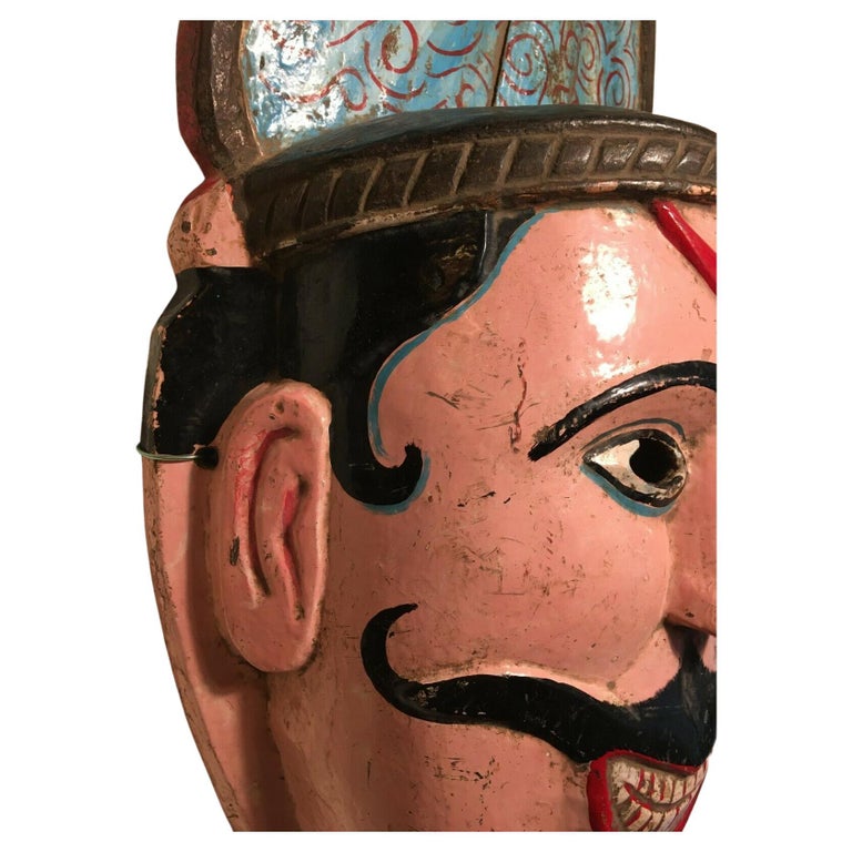 Rare Danced Ethnographic Polychromed Konkan Region 'Karnataka' Indian ...