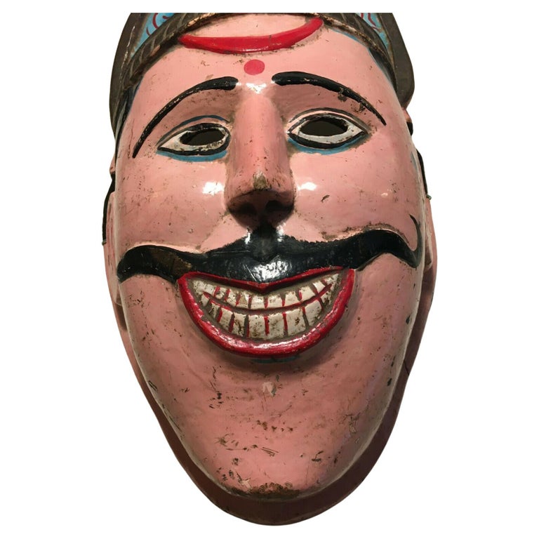 Rare Danced Ethnographic Polychromed Konkan Region 'Karnataka' Indian ...