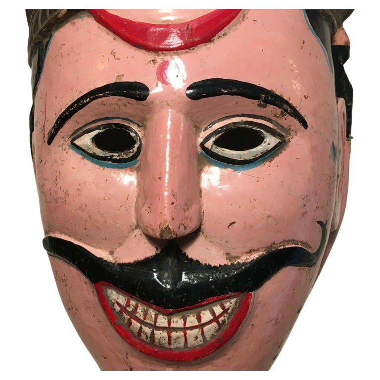 Rare Danced Ethnographic Polychromed Konkan Region 'Karnataka' Indian ...
