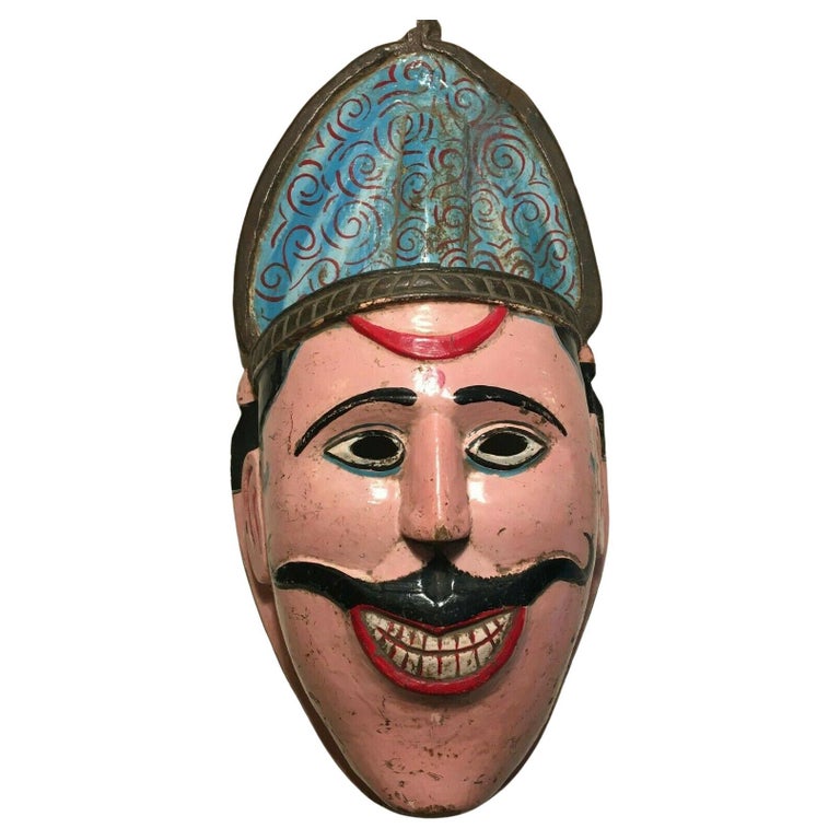 Rare Danced Ethnographic Polychromed Konkan Region 'Karnataka' Indian ...