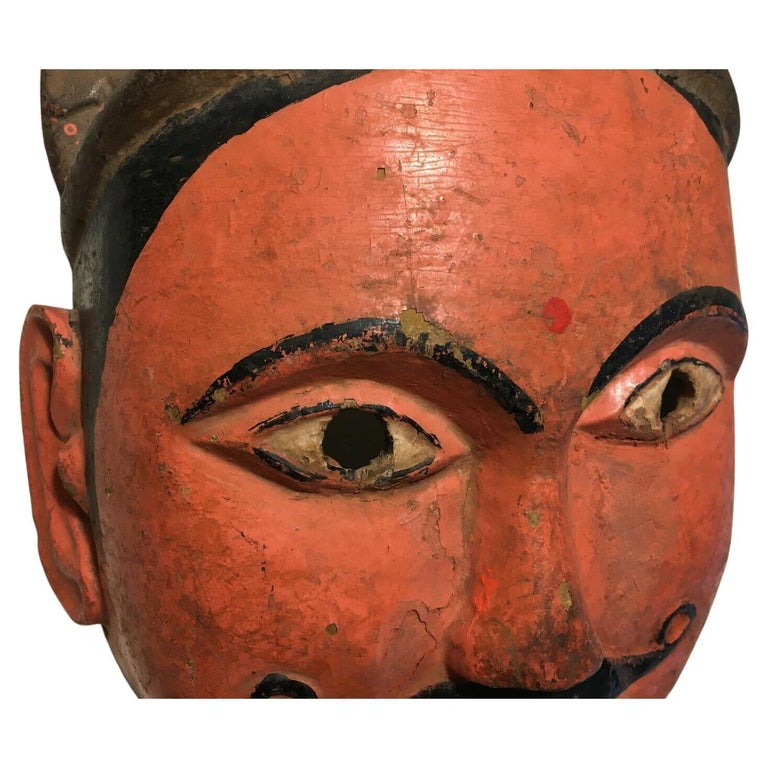 Rare Danced Ethnographic Polychromed Konkan Region 'Karnataka' Indian ...