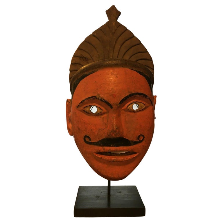 Rare Danced Ethnographic Polychromed Konkan Region 'Karnataka' Indian ...