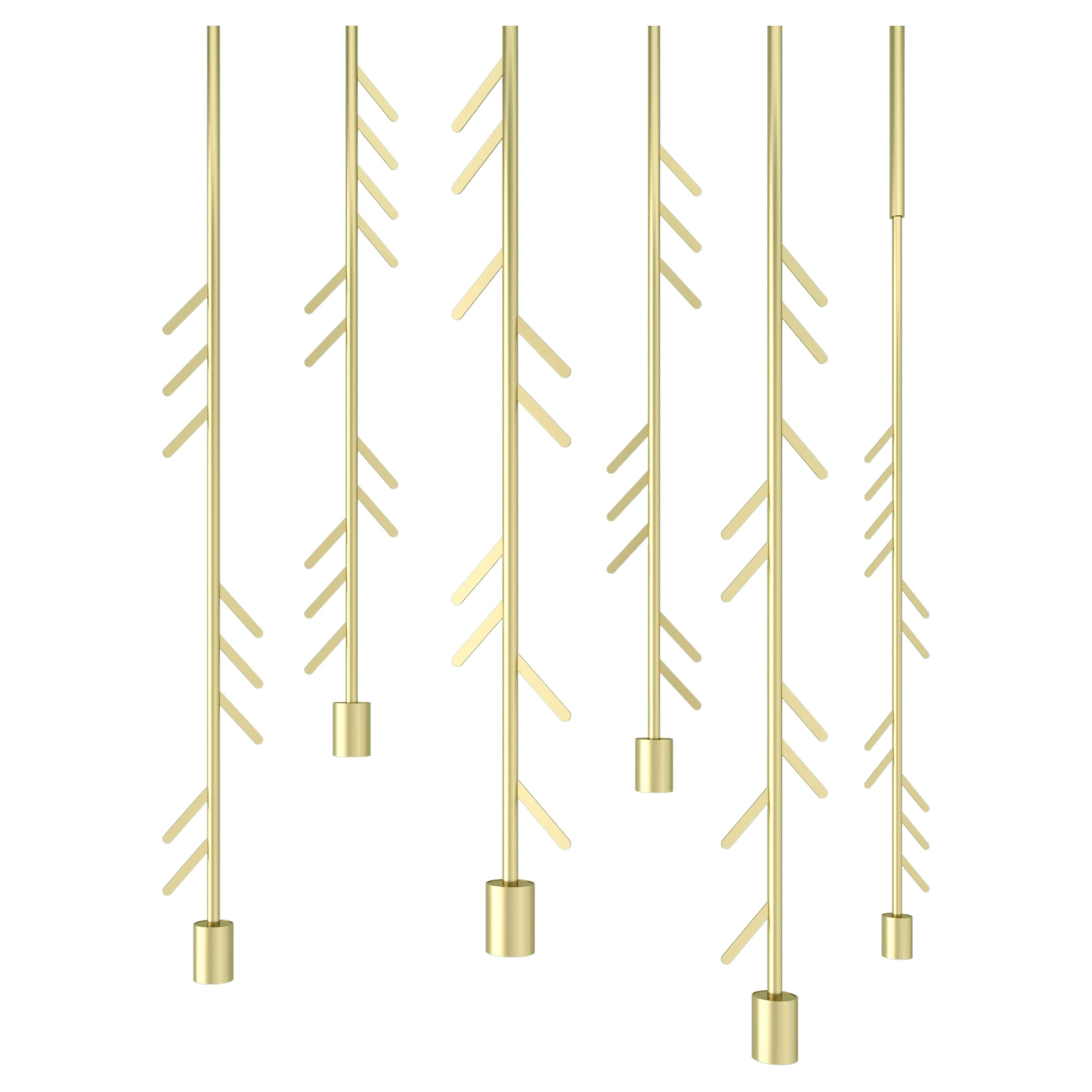Mohawk Lighting Selenite Crystal Chandelier with Steel Base at 1stDibs ...