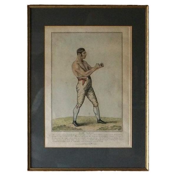 "At the Ring," Rare Art Deco-Cubist Olympics Print Depicting the Boxing ...