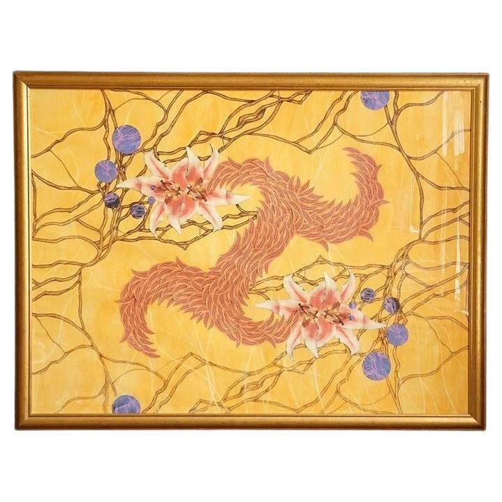 Vintage Paper and Mixed Media Collage by Rosa Silverman at 1stDibs