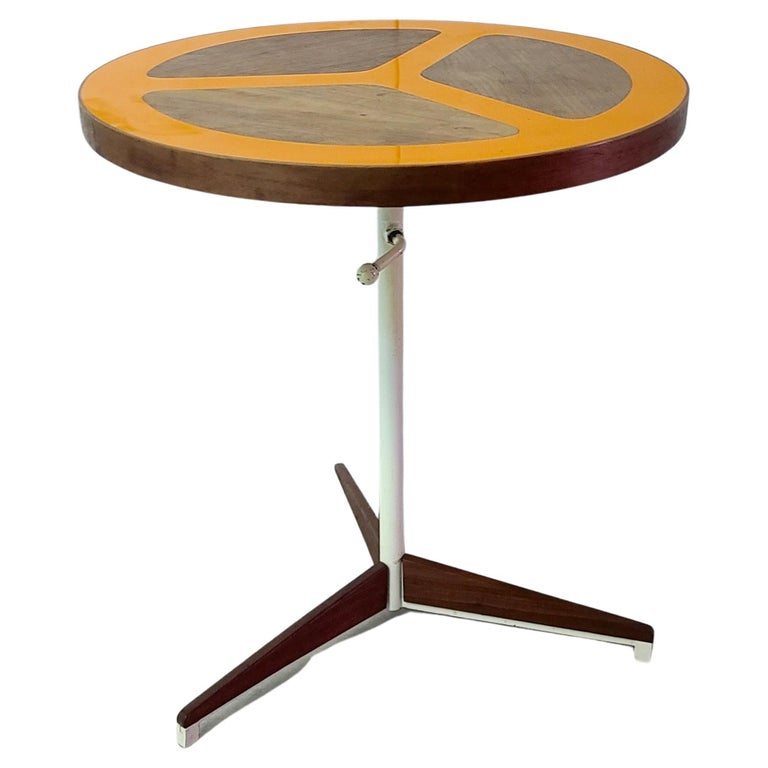 Single Peter Pepper Adjustable Side Table at 1stDibs