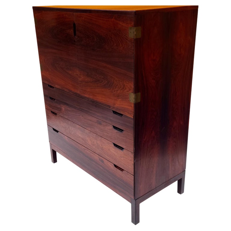 Danish Rosewood Gentleman's Chest by Svend Langkilde Mobler Denmark For ...