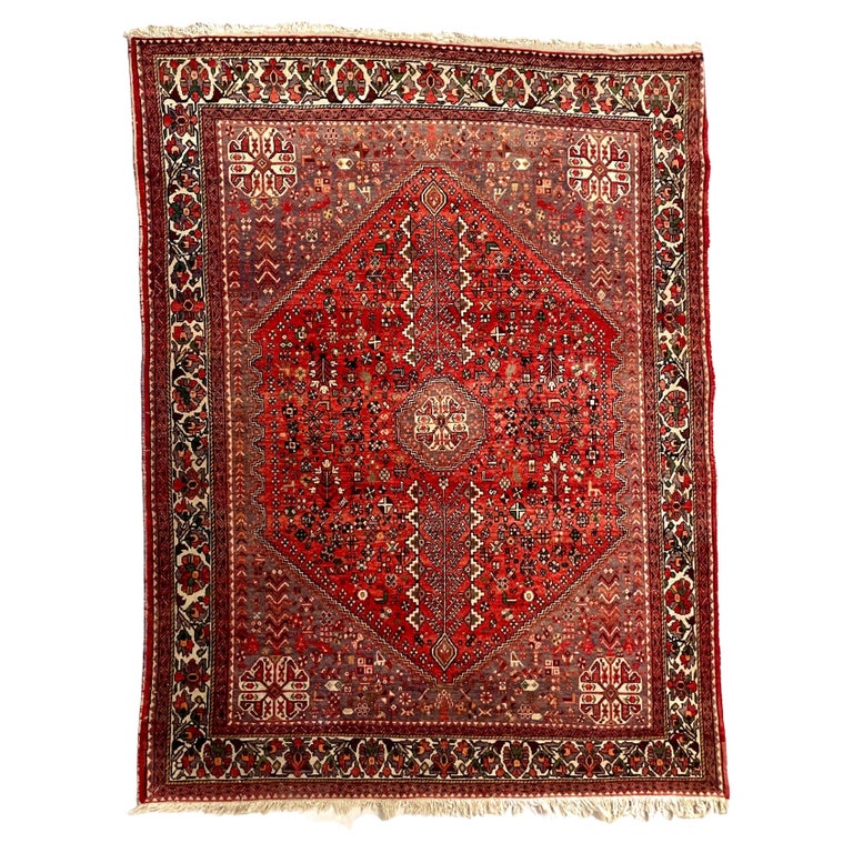 Antique Persian Medallion Rug For Sale at 1stDibs