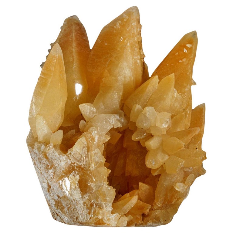 Golden Calcite Crystal from Elmwood Mine, Tennessee 351.3 Grams For ...