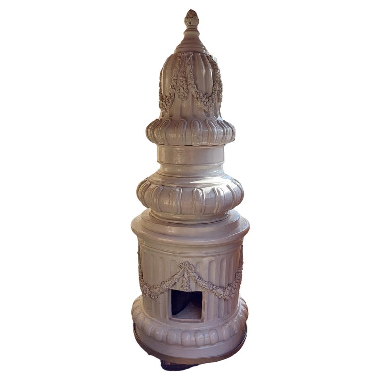 Tiled Stove For Sale at 1stDibs