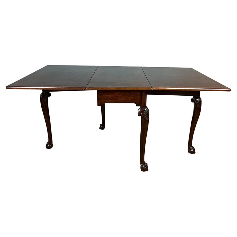 18th Century Irish Cuban Mahogany Gate-Leg Dining Room Table For Sale ...