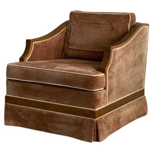 Pace Collection Lucite Waterfall Armchairs at 1stDibs